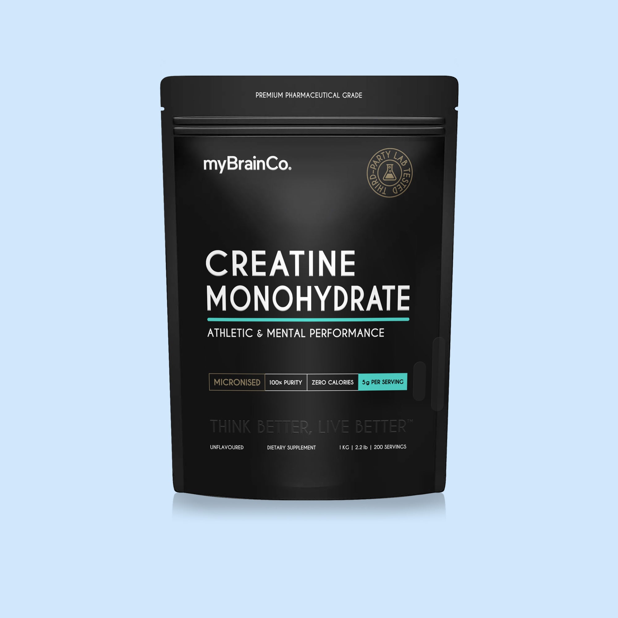 Creatine Monohydrate | High-Purity Lab Tested | myBrainCo