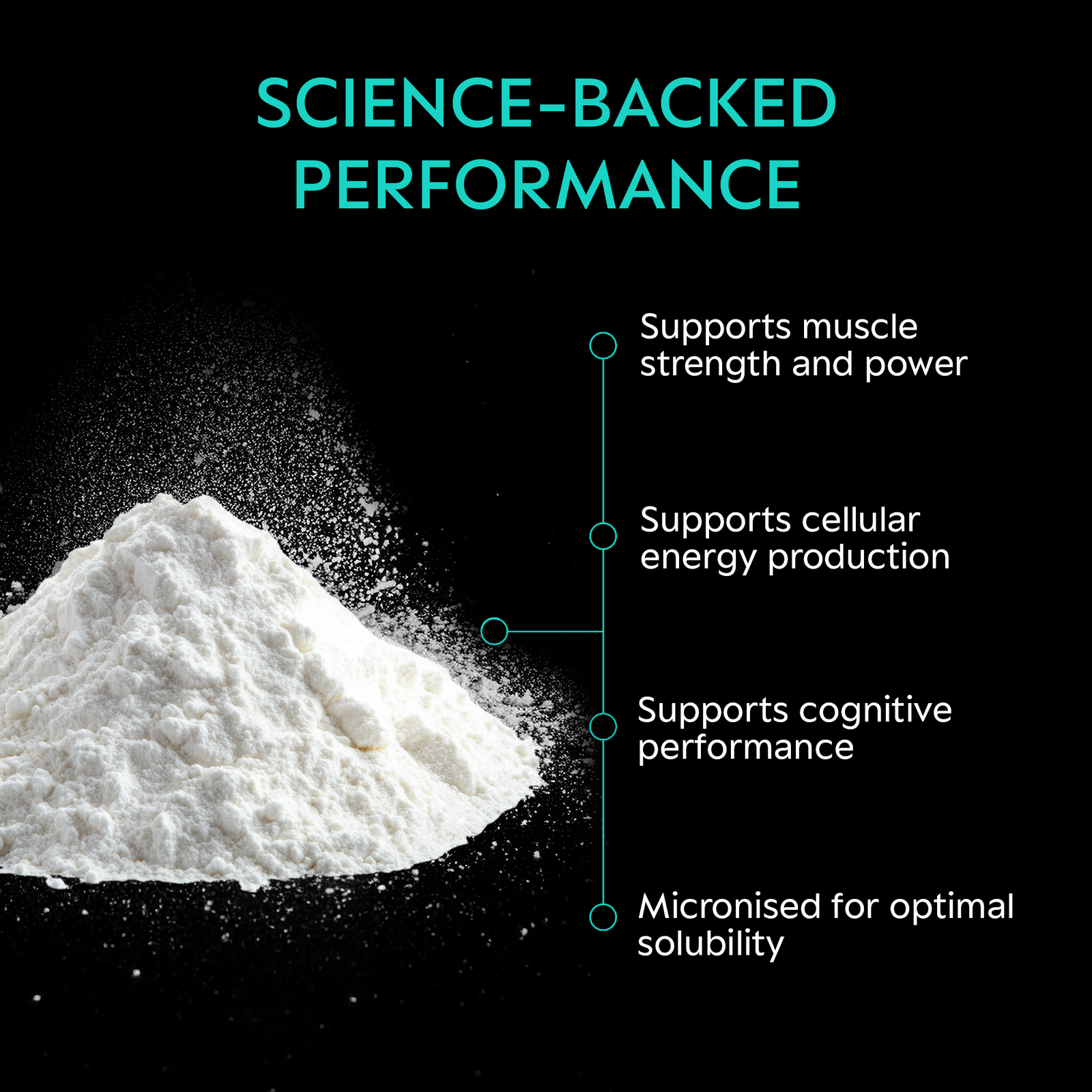 Creatine Monohydrate | Micronised & Lab-Tested | myBrainCo