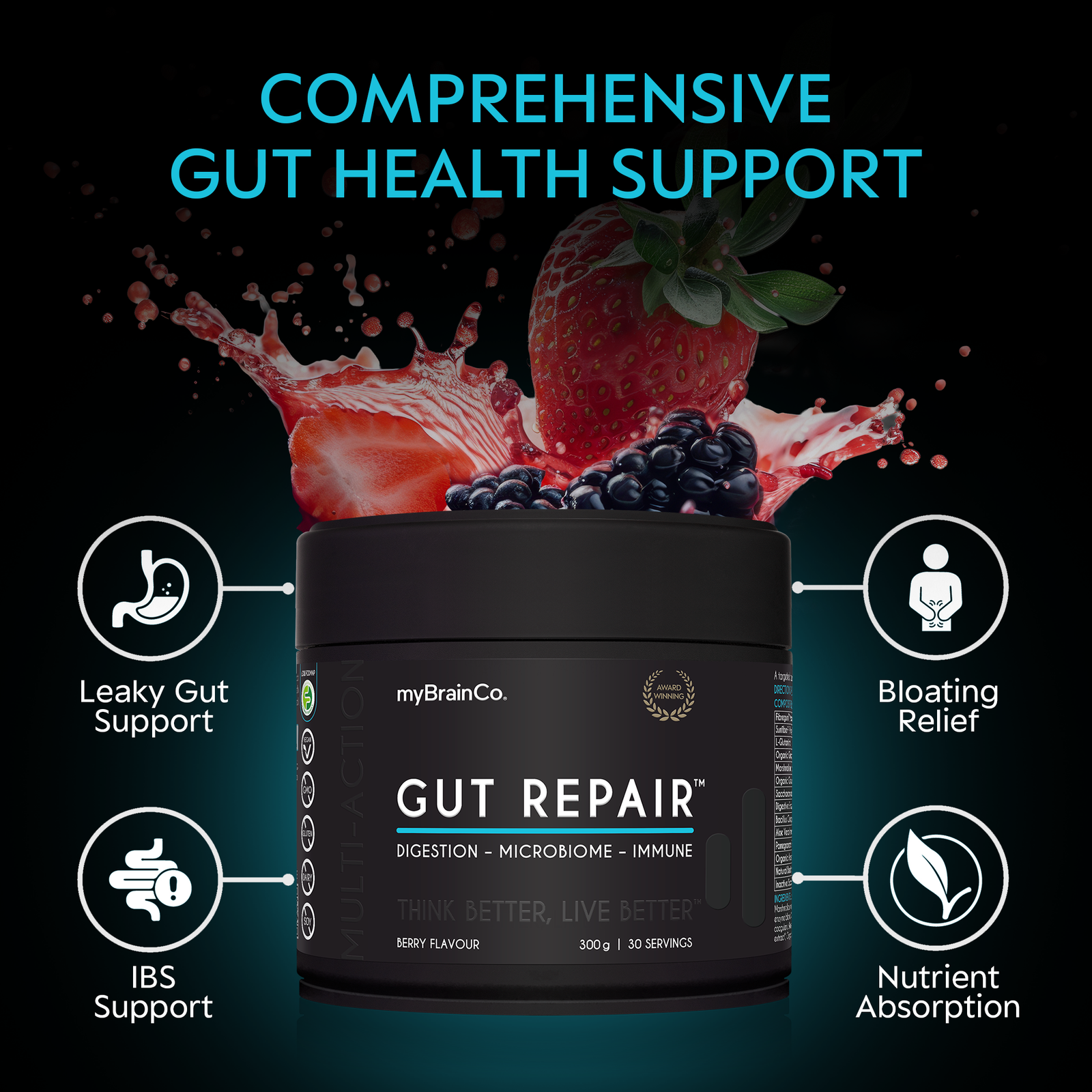 Gut Repair | Gut Health & Digestion Support | myBrainCo