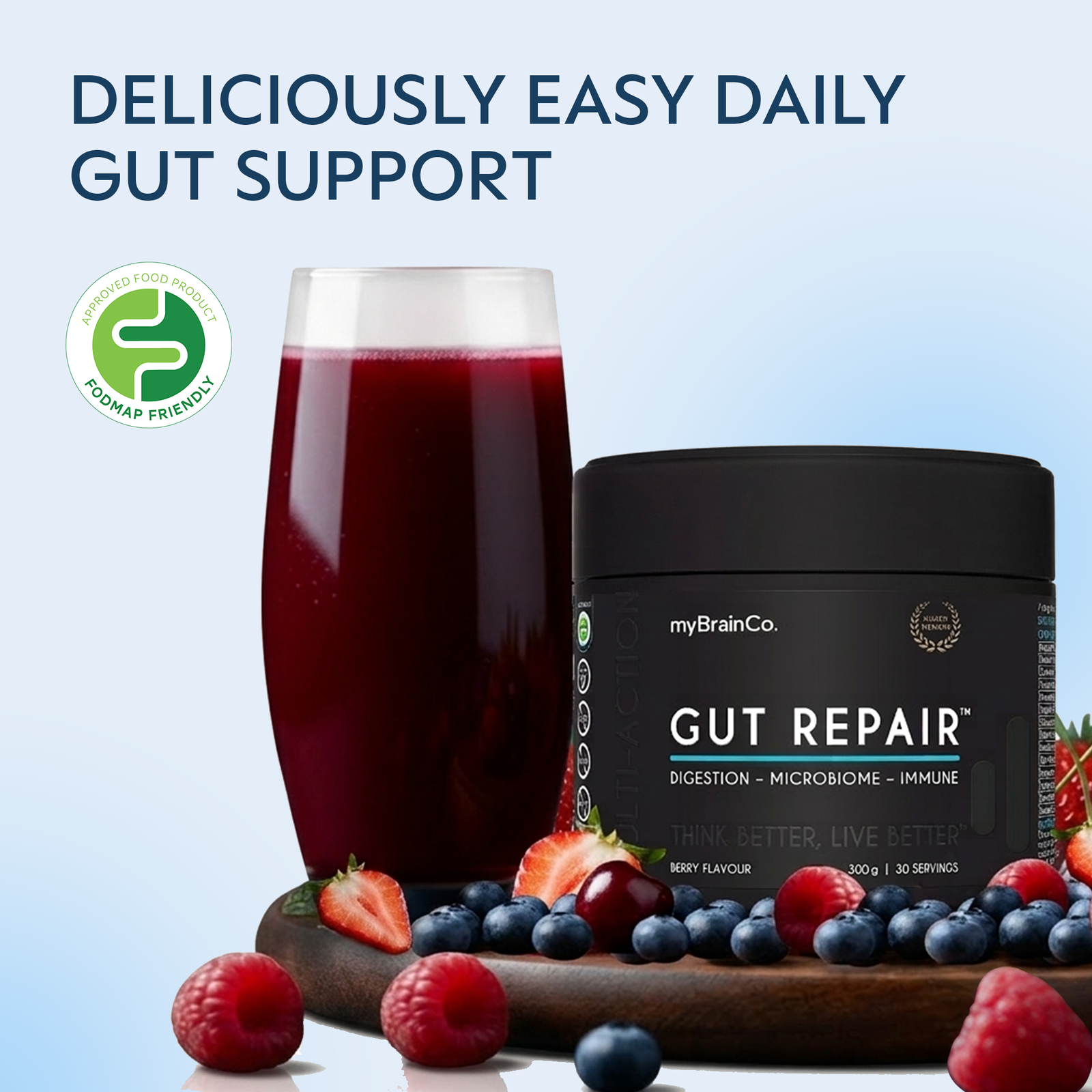 Gut Repair | Gut Health & Digestion Support | myBrainCo