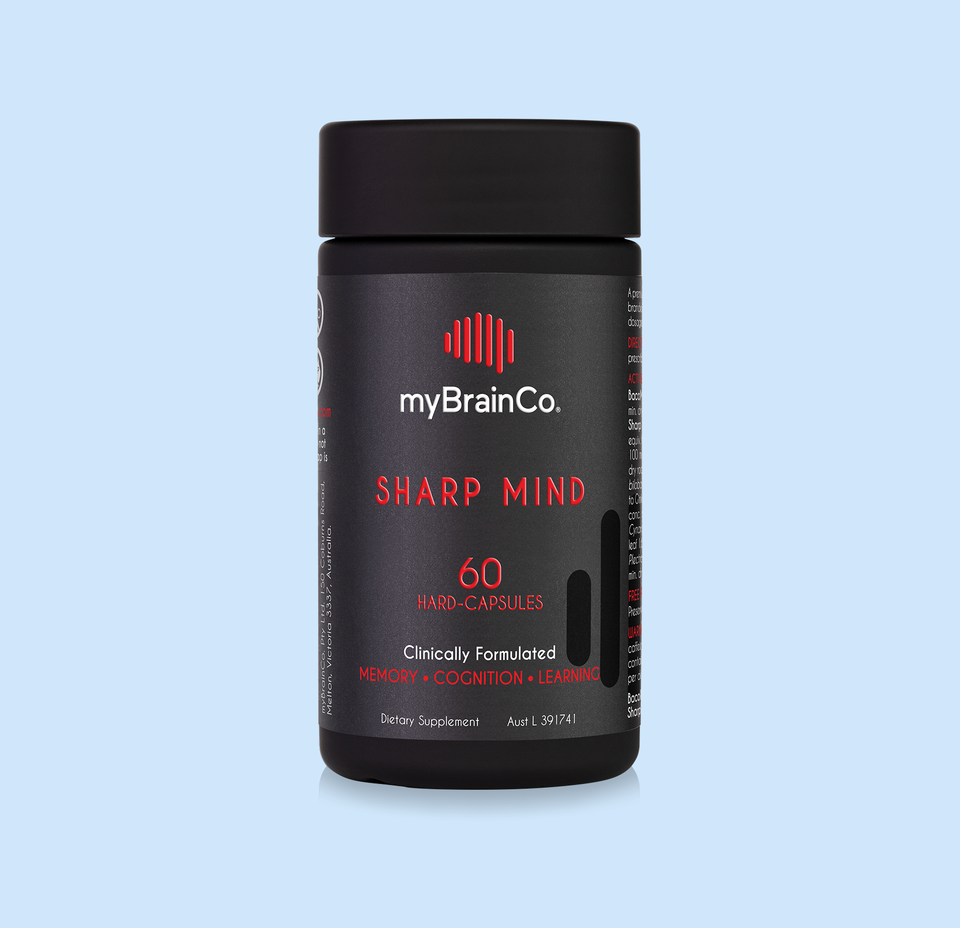 Sharp Mind | Nootropic Brain Memory Supplement | myBrainCo